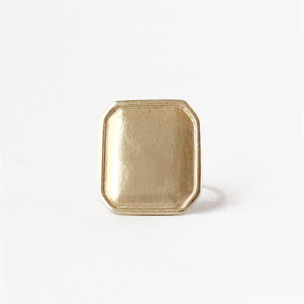 Large Octagonal Ridged Ring – Melissa Easton