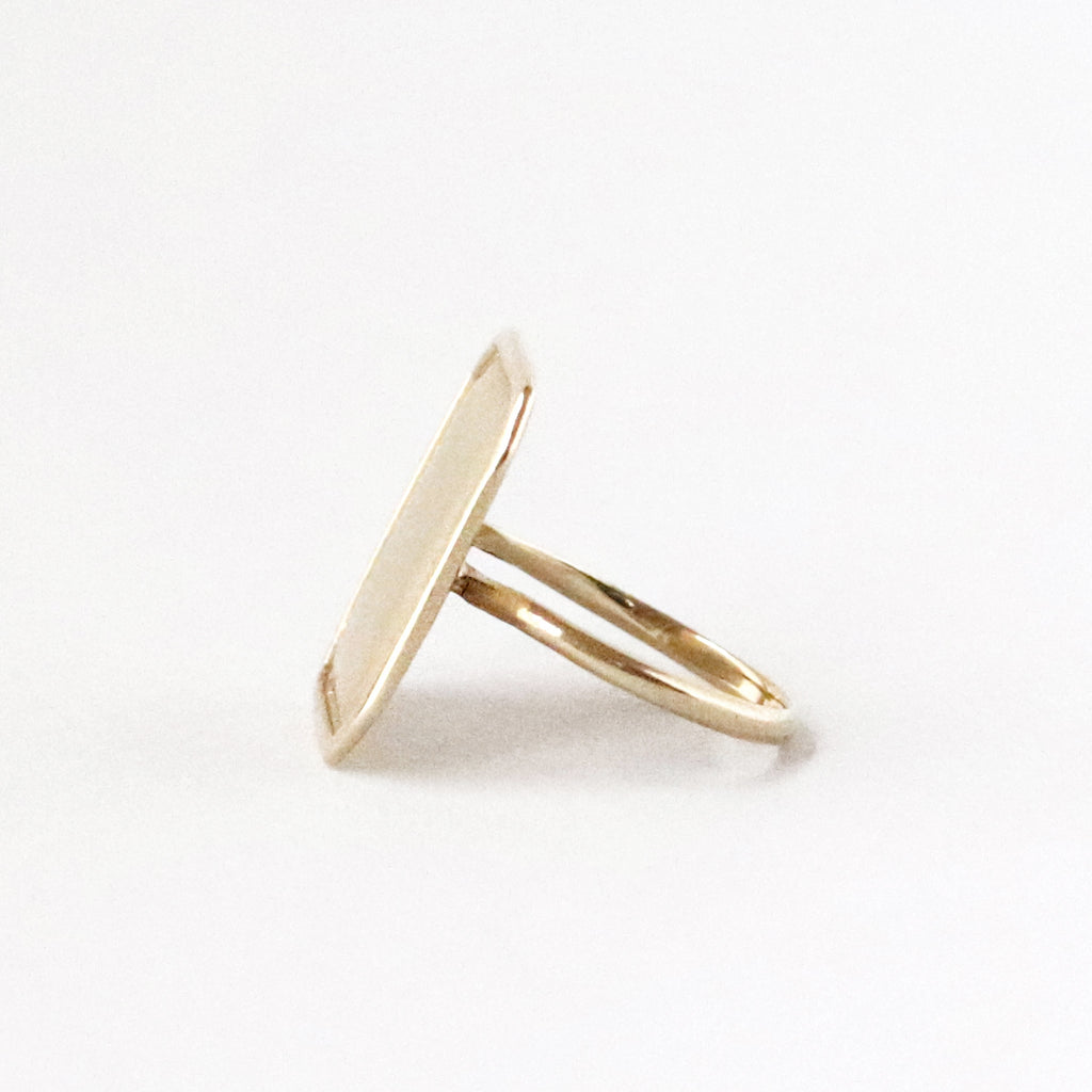 Large Octagonal Ridged Ring – Melissa Easton